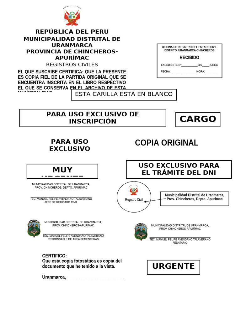 Formato de Sellos | PDF | Autenticación | Control de acceso
