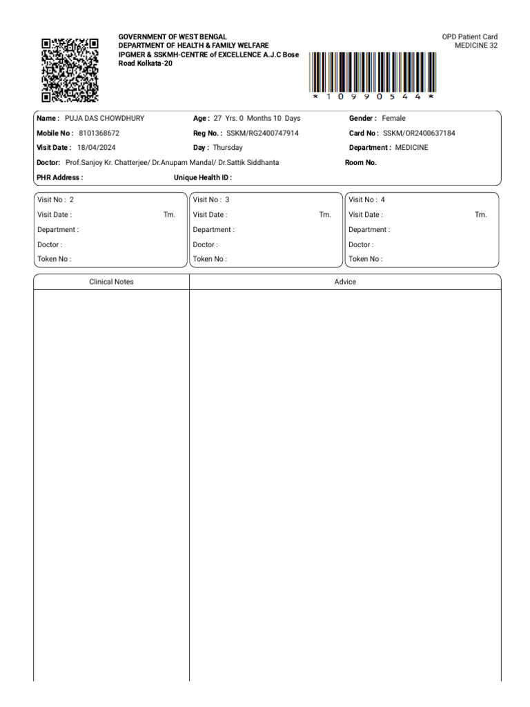 Onlinehmis - Wbhealth.gov - in OPDNewPatientReport - Aspx | PDF