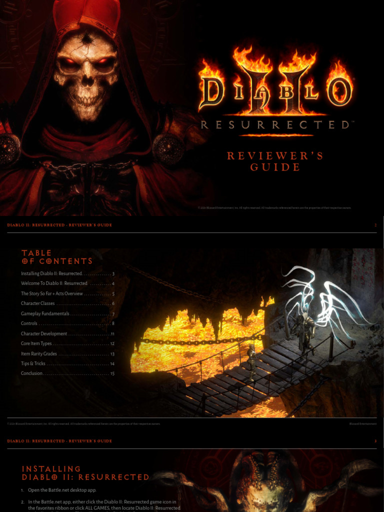 Diablo II: Resurrected Guide Overview | PDF