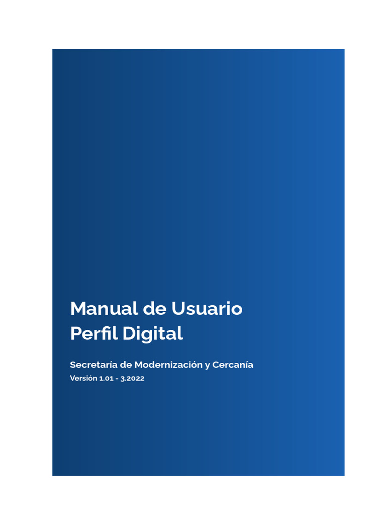 Guía de Uso del Perfil Digital Rosario | PDF | Informática