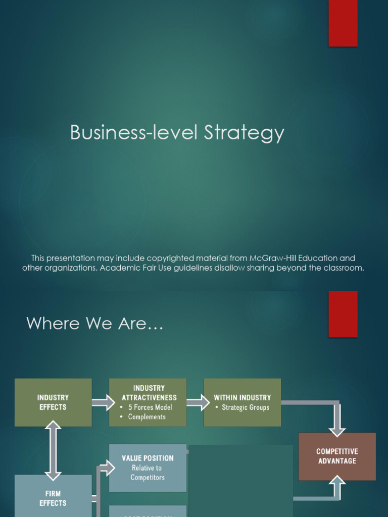 Module 5 - Business-Level Strategy | PDF | Economies Of Scale | Supply ...