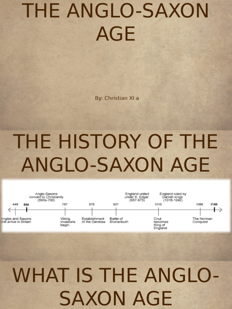 Anglo-Saxon Age: History & Legacy | PDF | Danelaw | Anglo Saxons