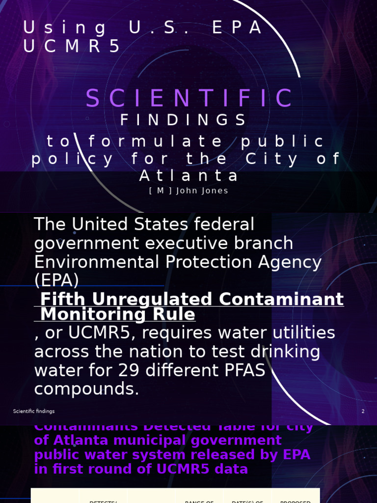 (M) John Jones PowerPoint Presentation (M) John Jones City of Atlanta ...