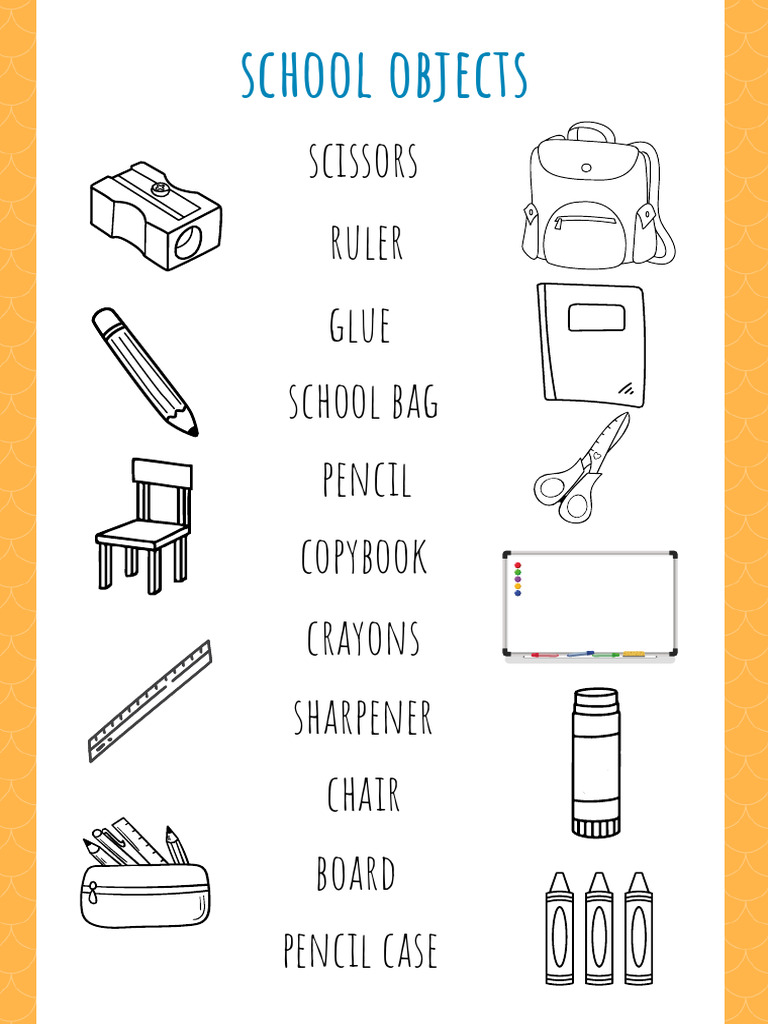 2 SCHOOL OBJECTS | PDF