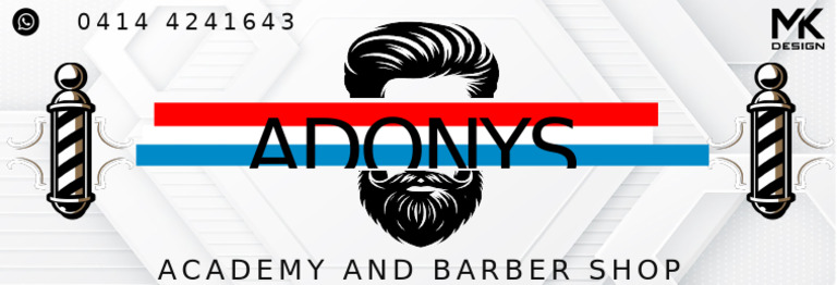 Adonys Barber Shop Lona 3.5X1.2 | PDF