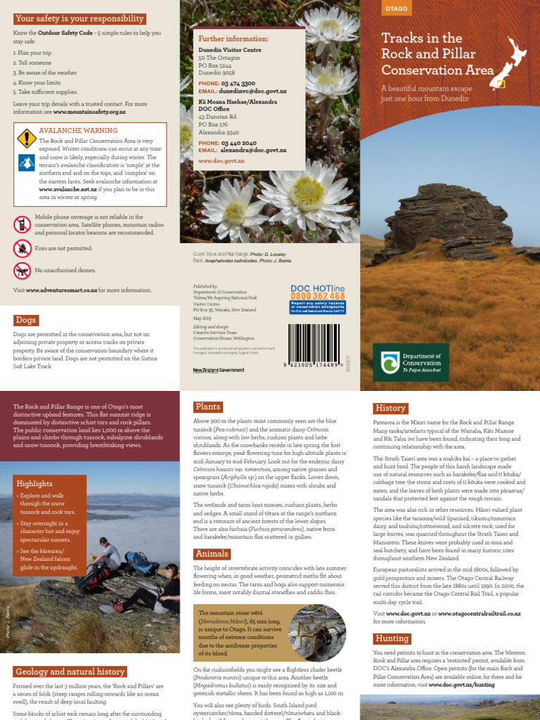 Tracks in Rock and Pillar Conservation Area | PDF | Trail