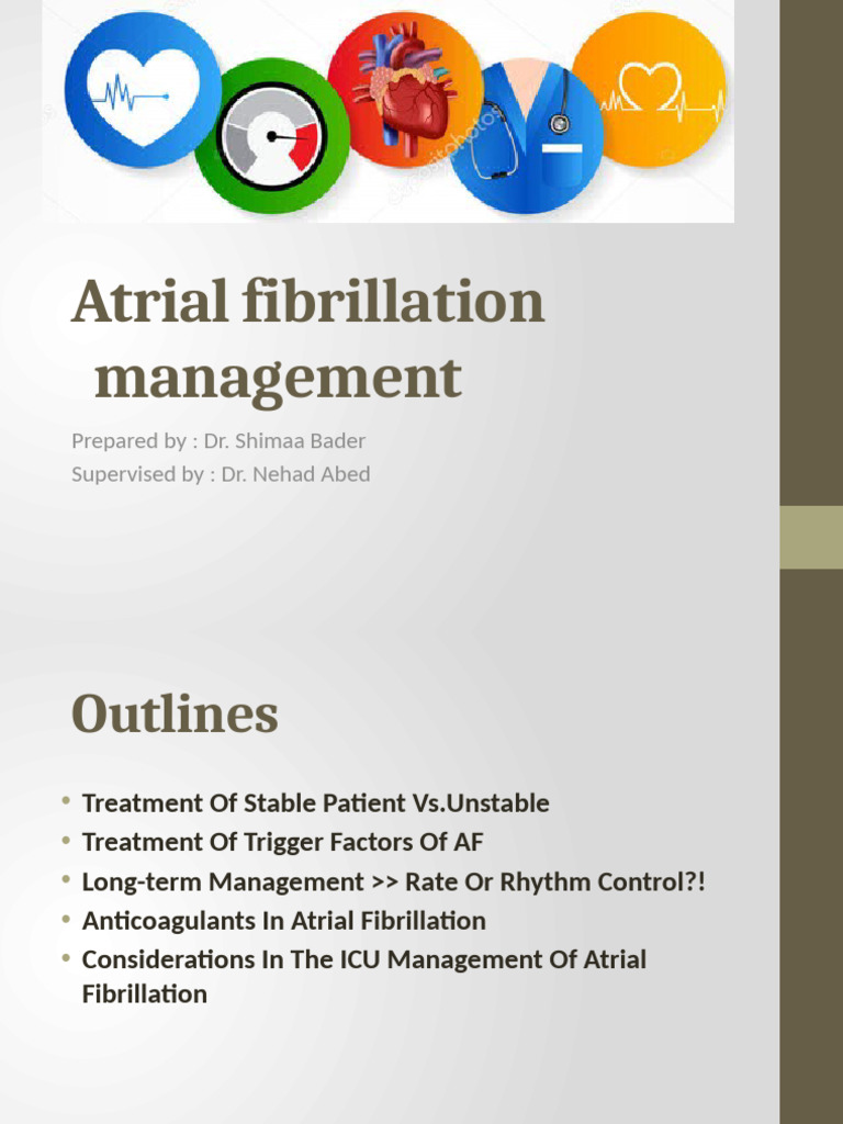 Atrial Fibrillation Management | PDF | Medical Specialties ...