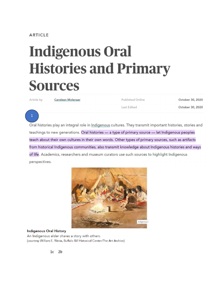 Reading Oral History | PDF