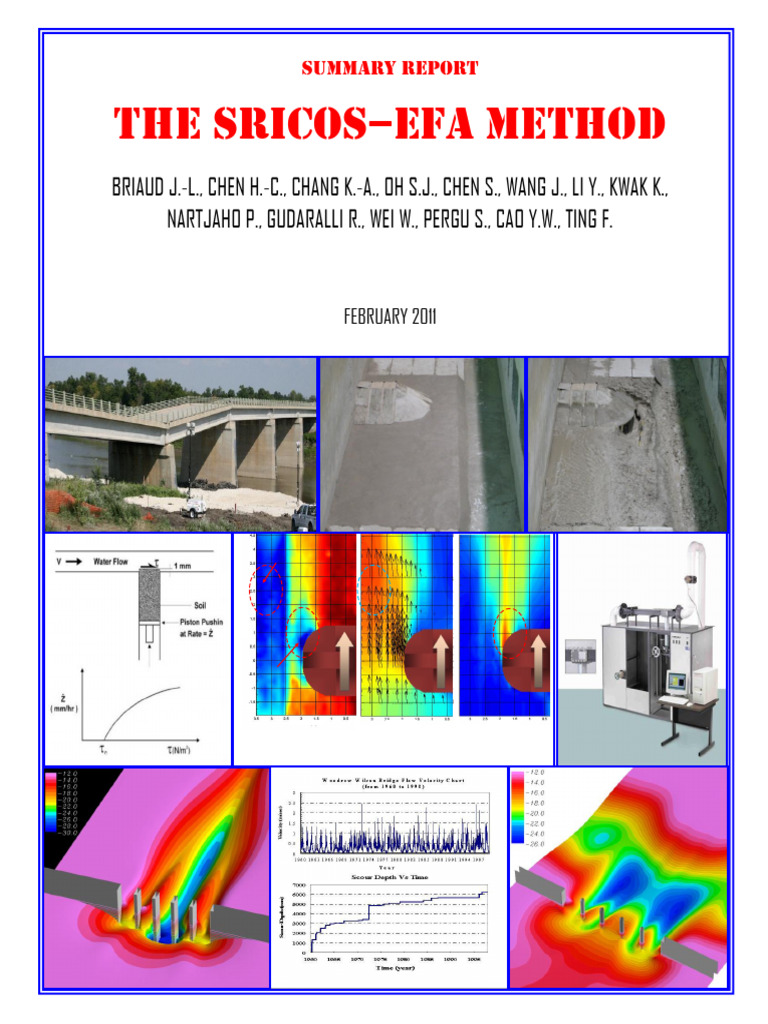 Summary of SRICOS-EFA Method | PDF | Erosion | Civil Engineering