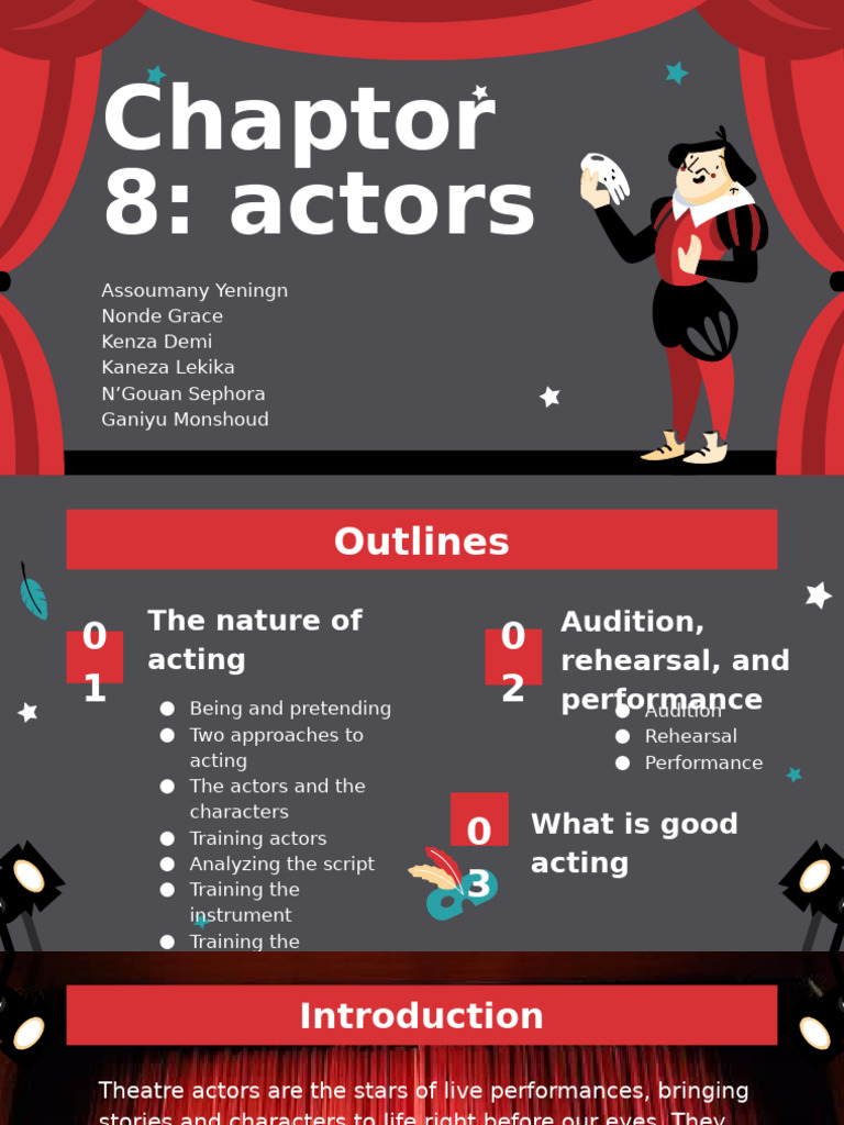 Presentation Chpater 8 Actors | PDF | Emotions | Acting