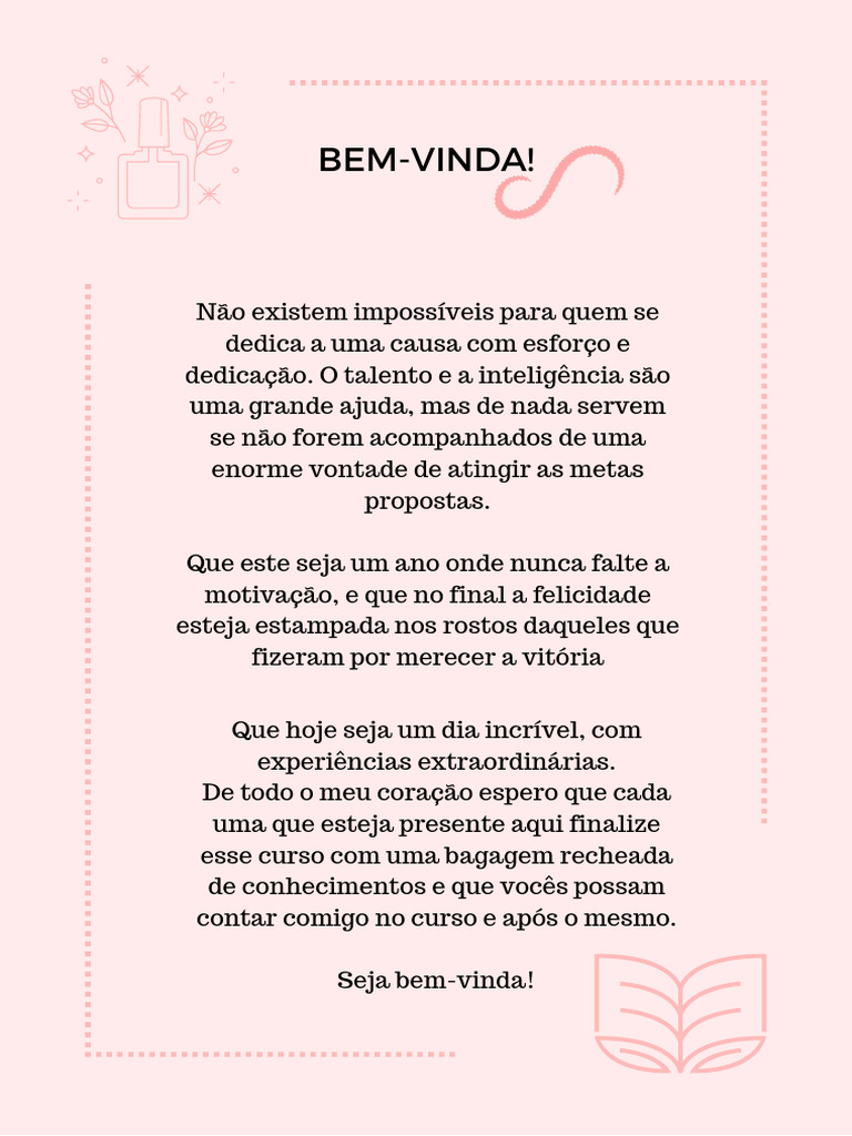 BOAS-VINDAS | PDF