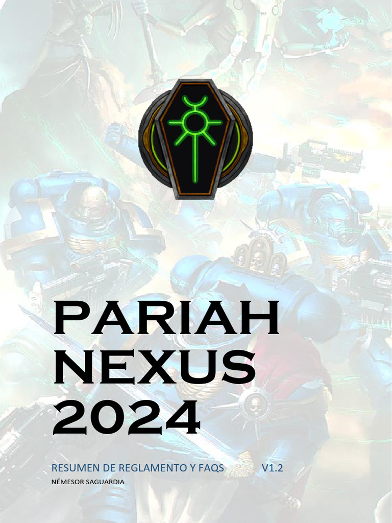 Reglamento Pariah Nexus 2024 | PDF