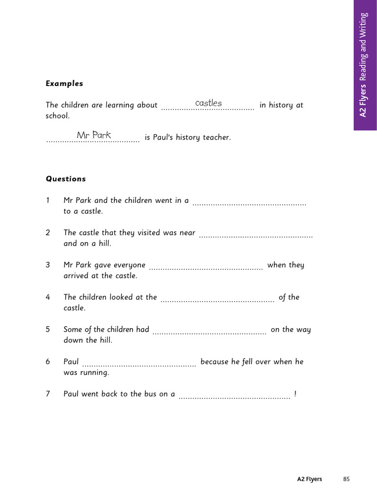 Young Learners Sample Papers 2018 Vol1 86 | PDF