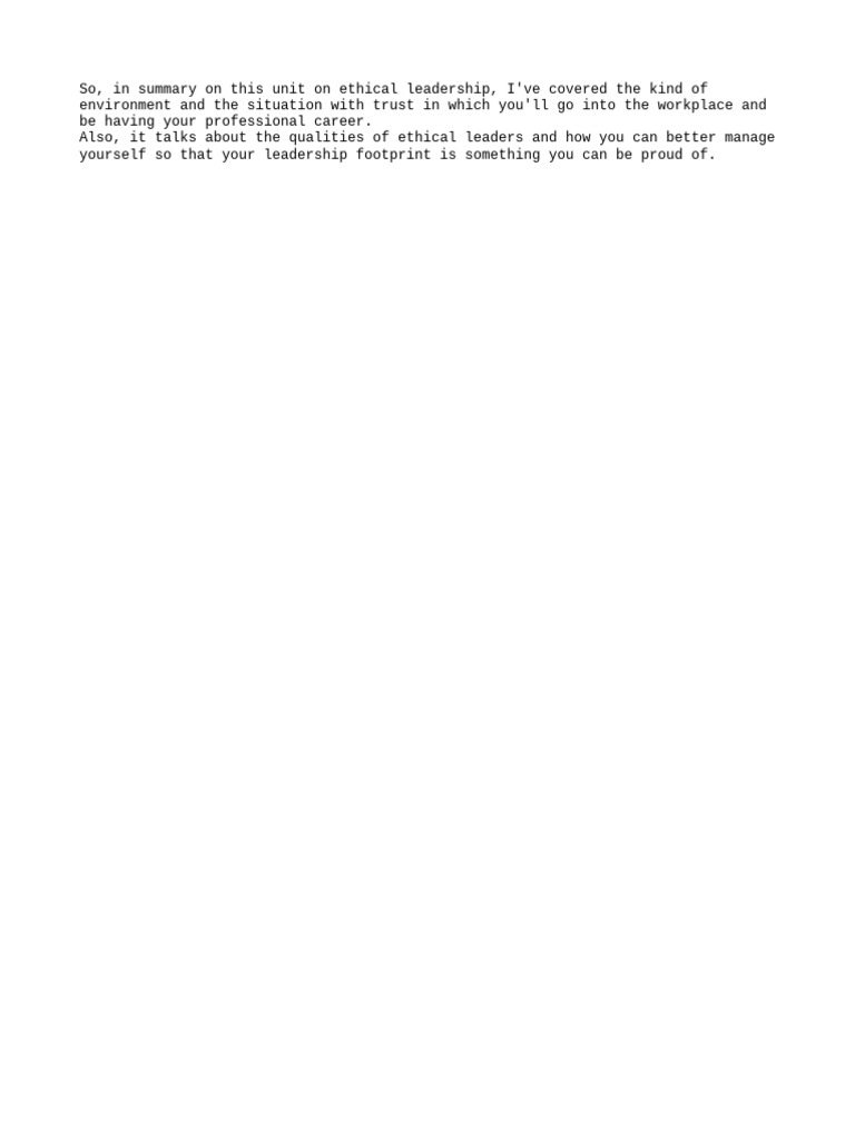 Module 6 Section E Summary Pdf