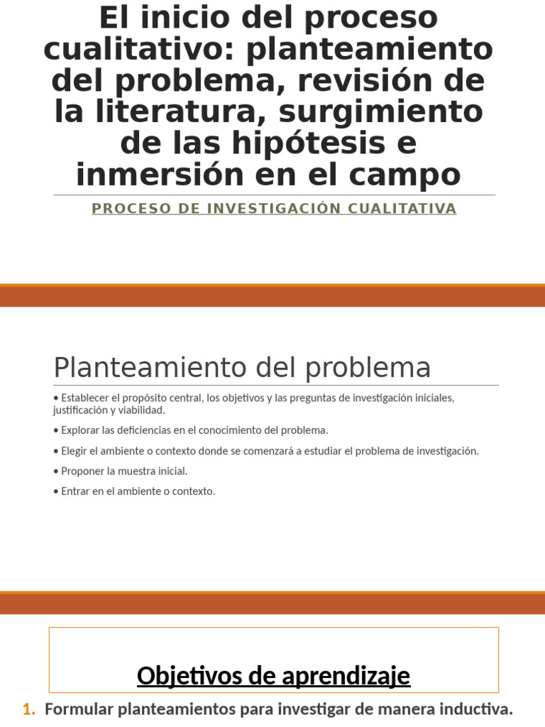 El Inicio Del Proceso Cualitativo | PDF | Conocimiento | Razonamiento inductivo