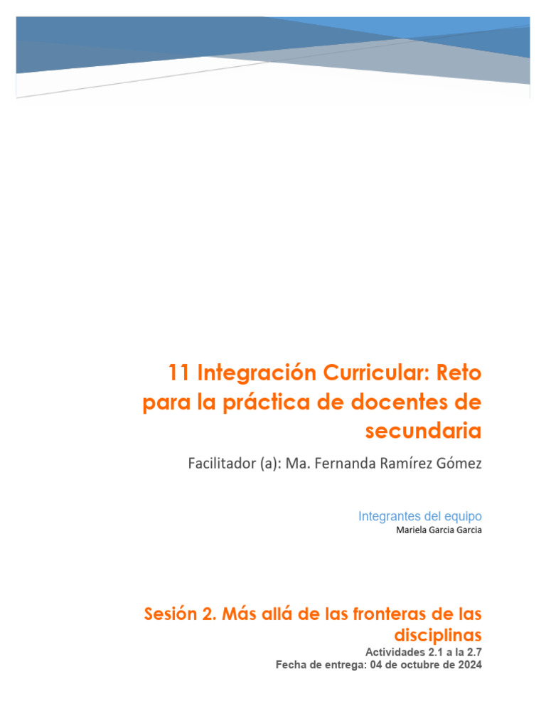 Actividades Final | PDF | Enseñando | Plan de estudios