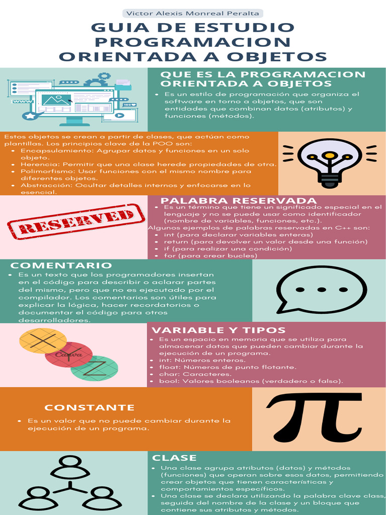 GUIA DE ESTUDIO DE POO | PDF | Objeto (informática) | Lenguaje de ... GUIA DE ESTUDIO DE POO | PDF | Objeto (informática) | Lenguaje de ...