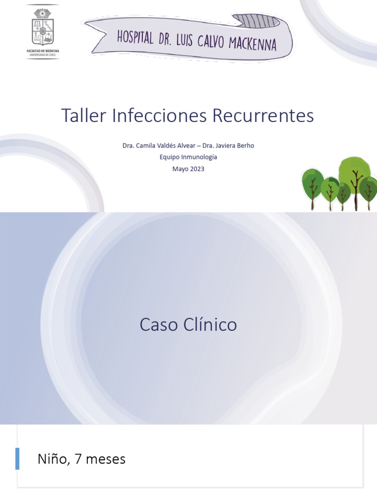 (CLASE) Infecciones Recurrentes en Niños 2023 | PDF | Sistema inmune | Asma