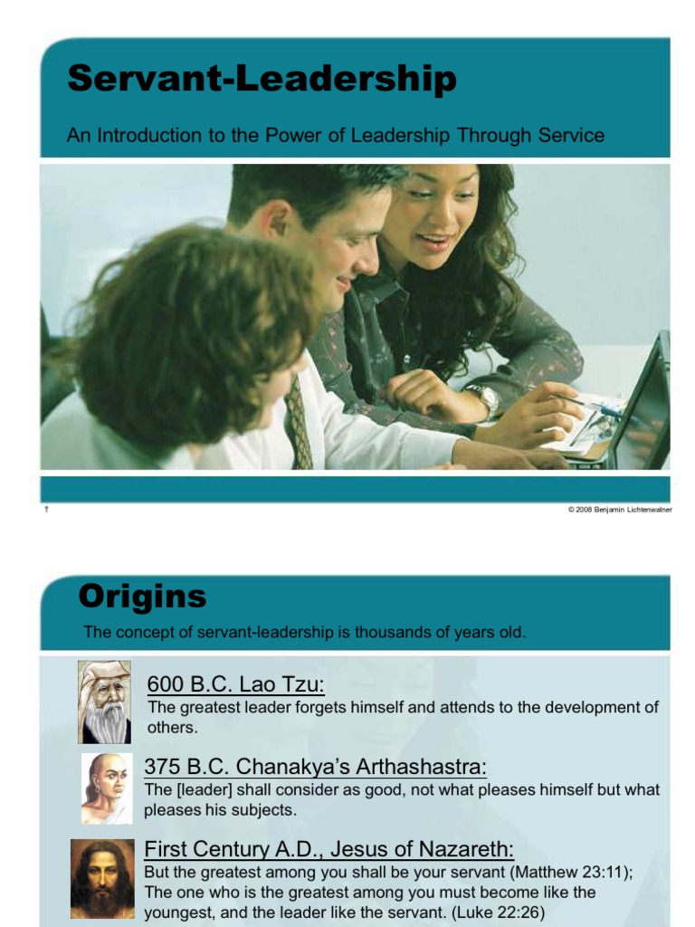 Servant Leadership Introduction | PDF | Servant Leadership