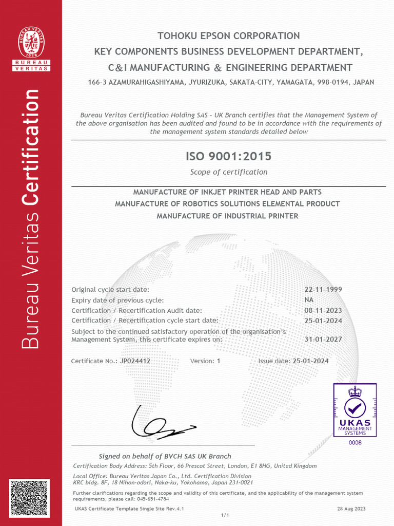 Iso9001 2024 | PDF