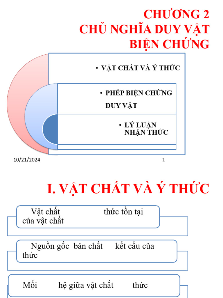 CHƯƠNG 2 - Phần 1 - THML | PDF