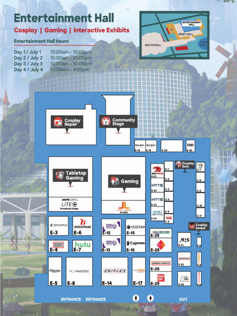 Ent Hall Map 2023 1 | PDF