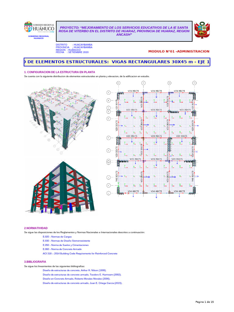D. Vigas Secc. Rect | PDF | Resistencia de materiales | Viga (Estructura)
