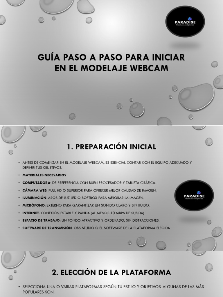 Guía Paso a Paso para Iniciar en el modelaje webcam | PDF | Informática