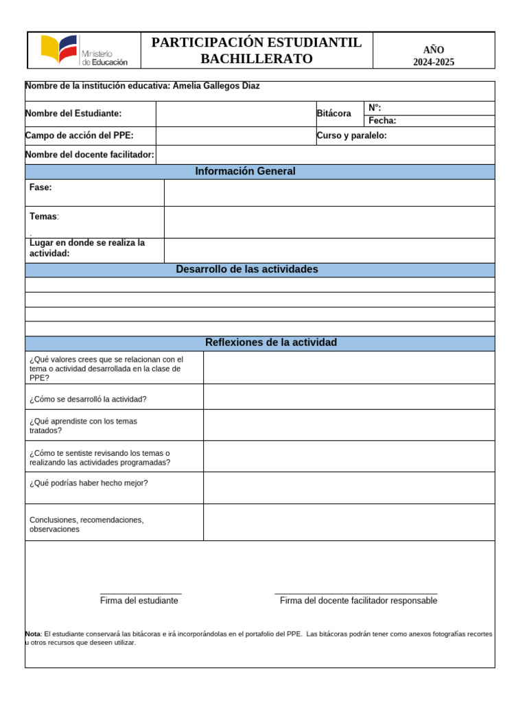 Modelo Bitacora | PDF