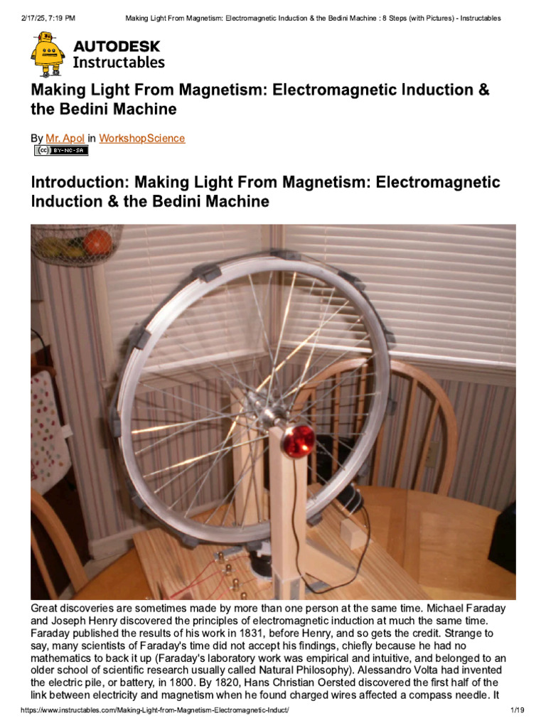 Making Light From Magnetic_ Electromag.. | PDF