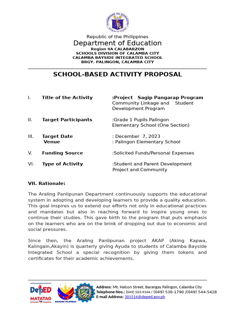 OUTREACH-PROGRAM-2023 | PDF | Taxes | Teachers