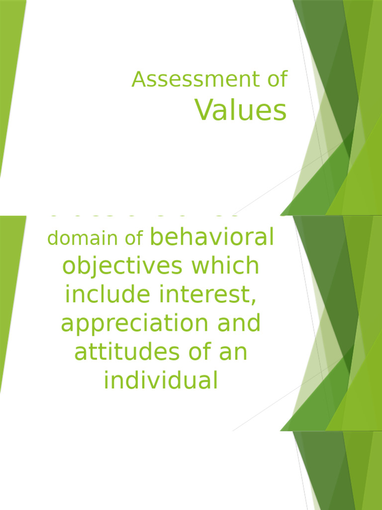 Assessment-of-Values | PDF