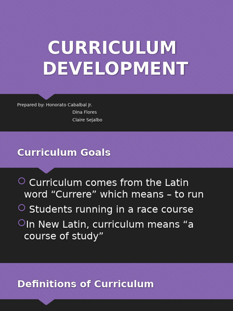 Curriculum Development Models Explained | PDF | Curriculum ...