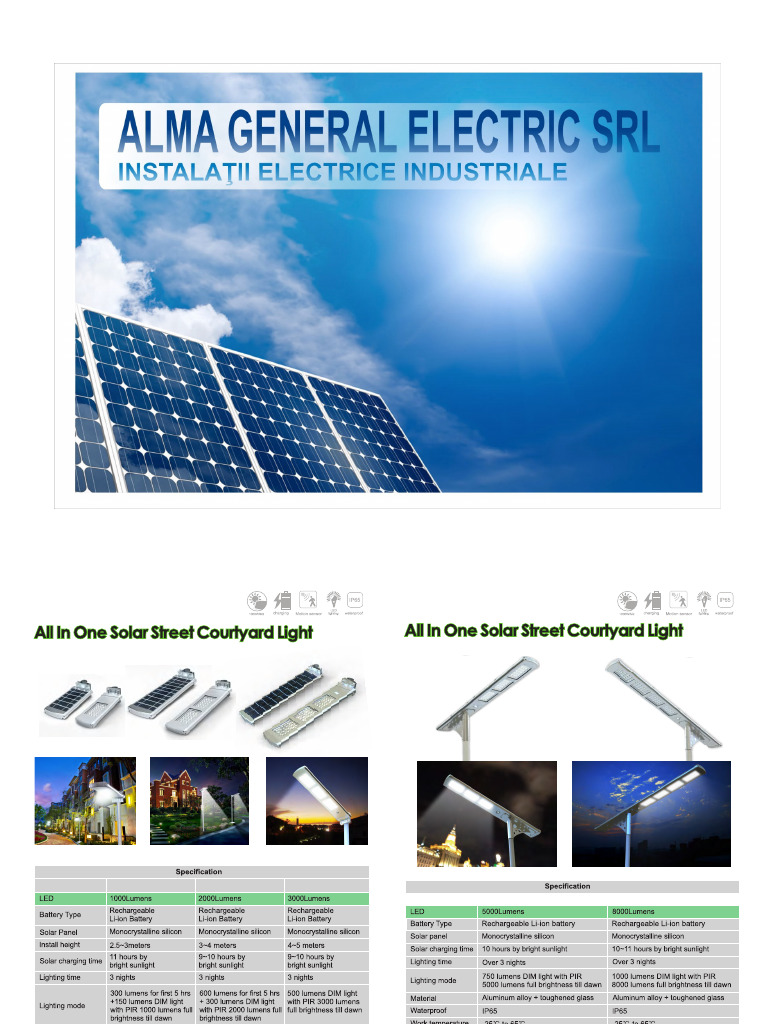 PV LED All in One Lights ALMA 2017 | PDF