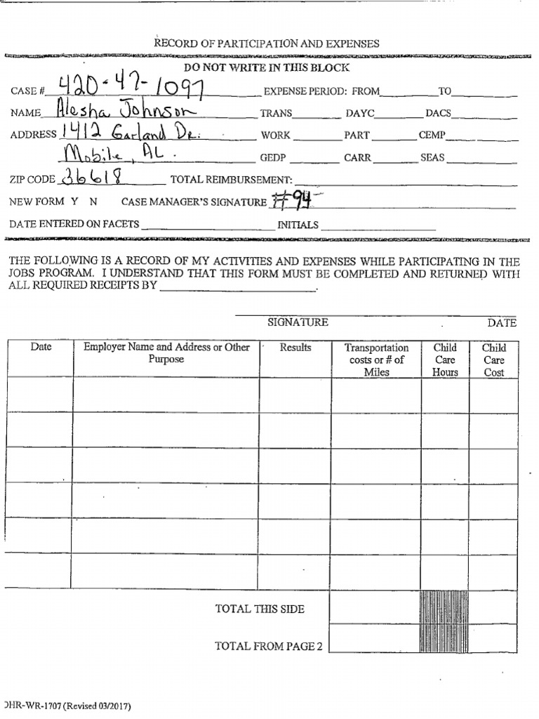 Mileage Forms | PDF
