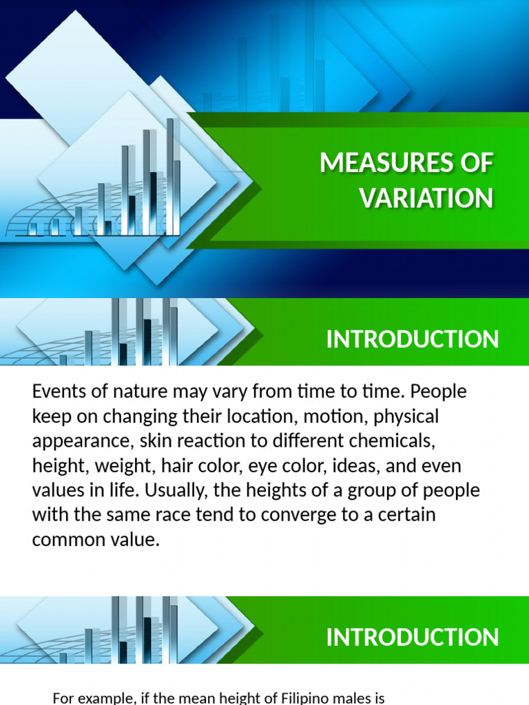 Lesson 6 Measures of Variation | PDF | Variance | Standard Deviation