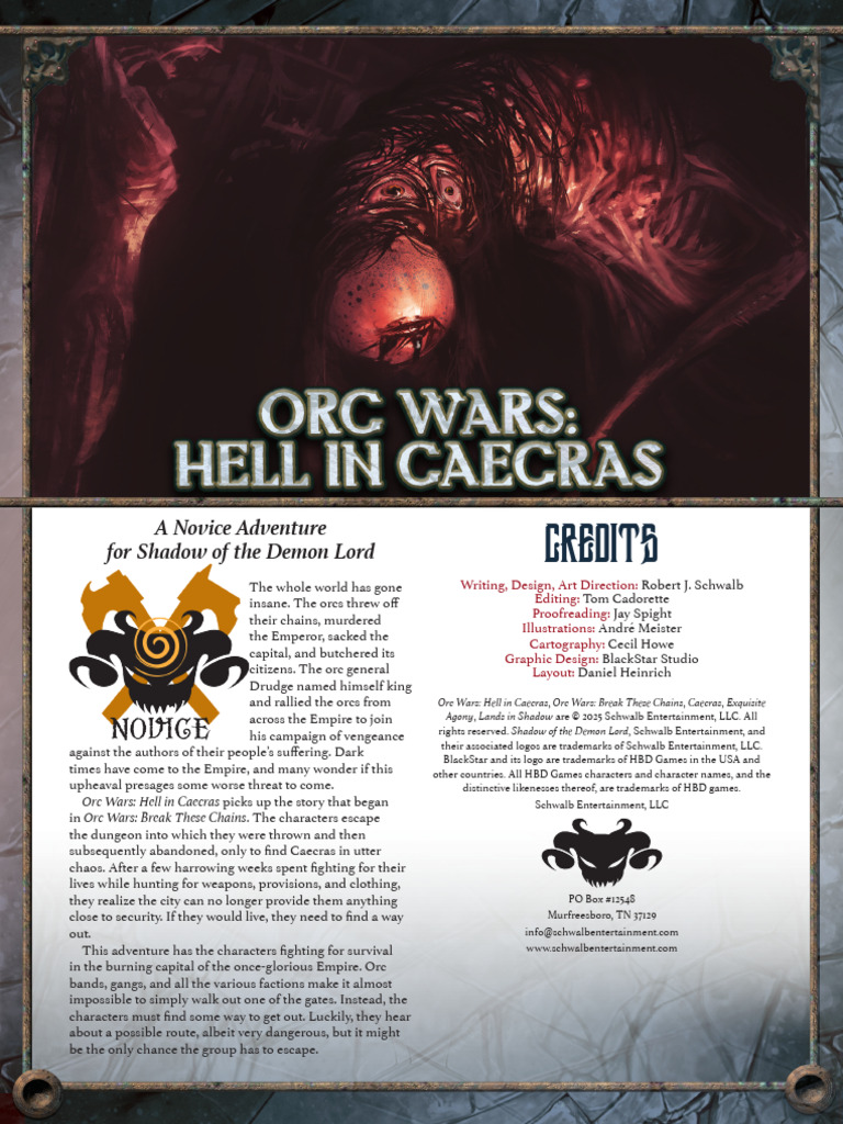 SotDL Orc Wars Hell in Caecras OEF, 2025 02 03 BS2502 | PDF | Oracle