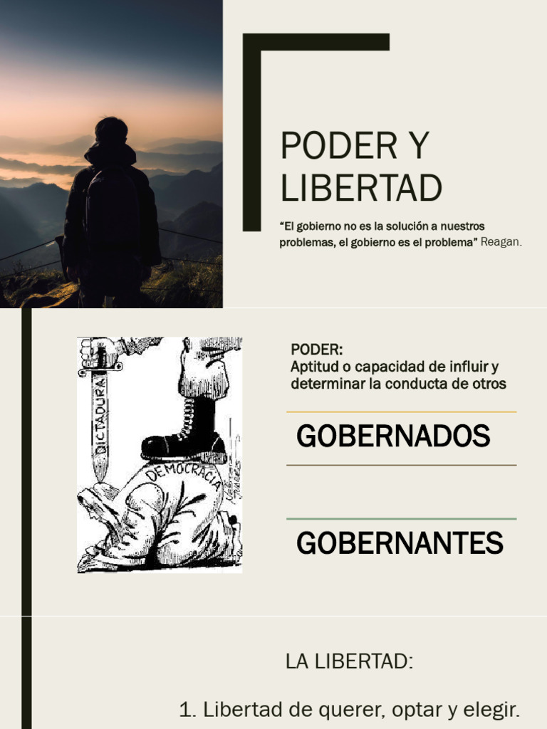 Poder y LIBERTAD | PDF