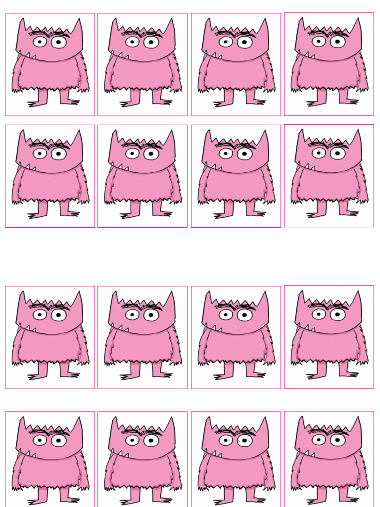 Calendario y Monstruo de Colores | PDF