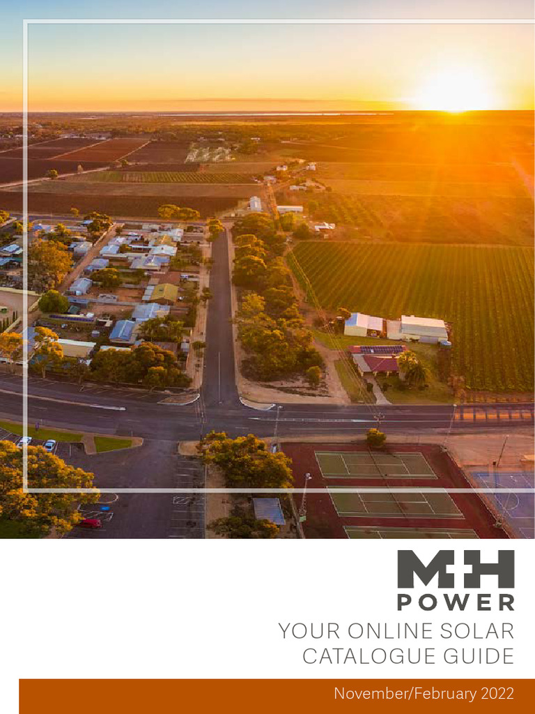 M+H Power Solar Catalogue Guide | PDF | Photovoltaic System | Power ...