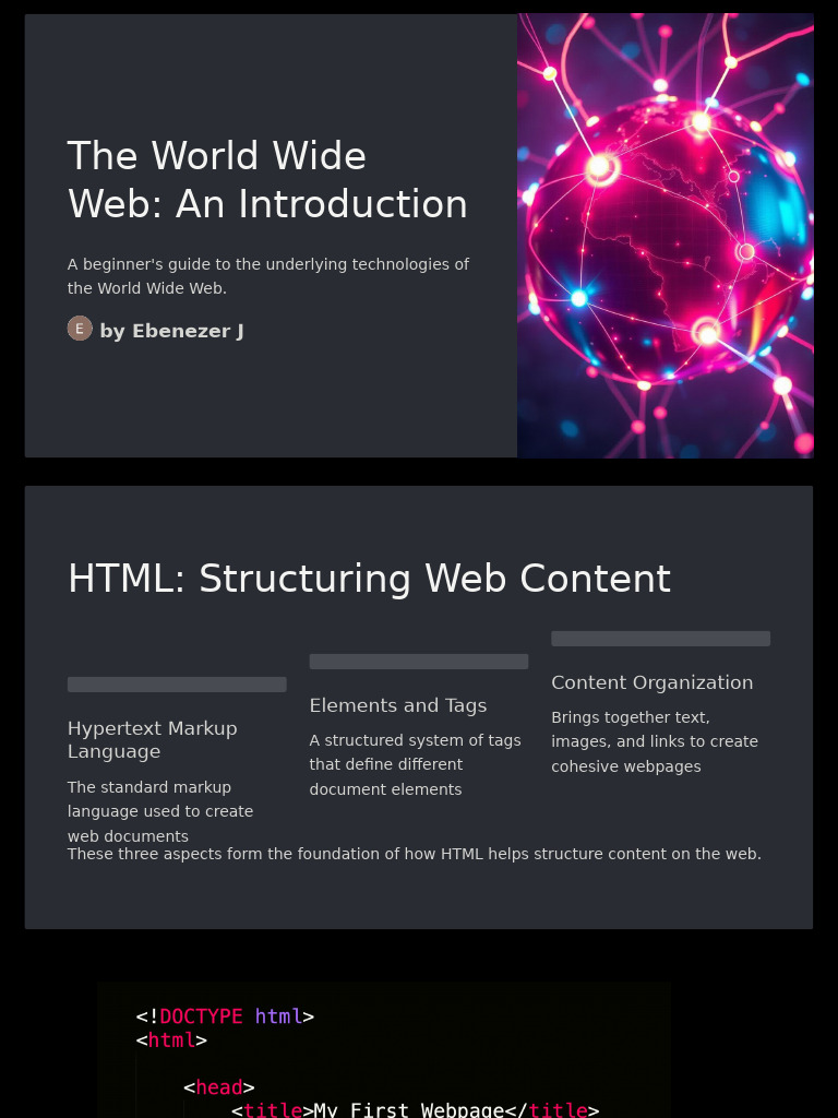 Introduction to the World Wide Web | PDF