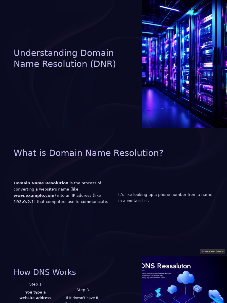 Understanding Domain Name Resolution DNR | PDF