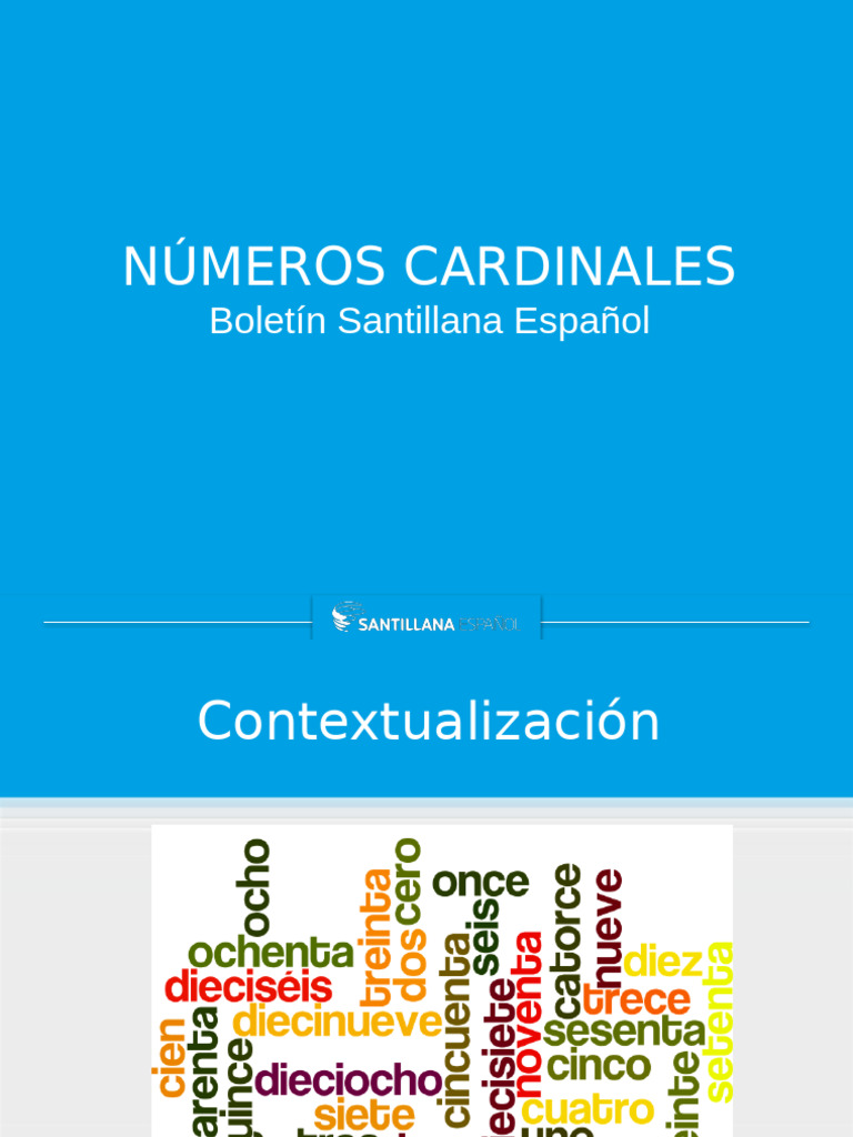 Numeros Cardinales | PDF