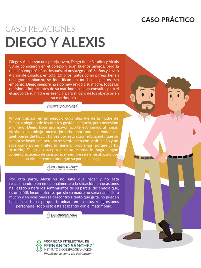 Conflictos Matrimoniales: Diego y Alexis | PDF
