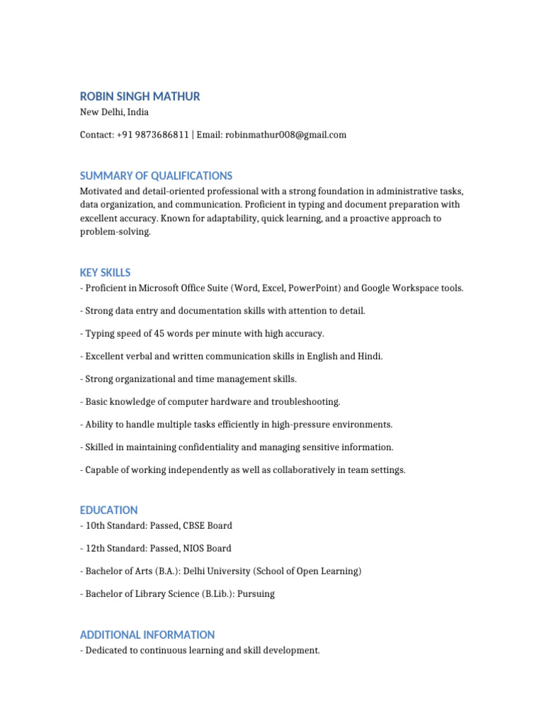 Enhanced_Robin_Resume | PDF