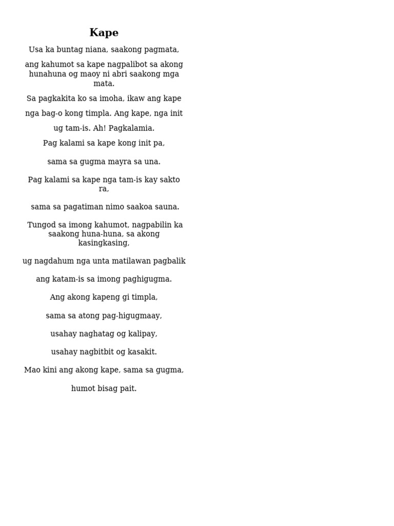 Final Poem | PDF