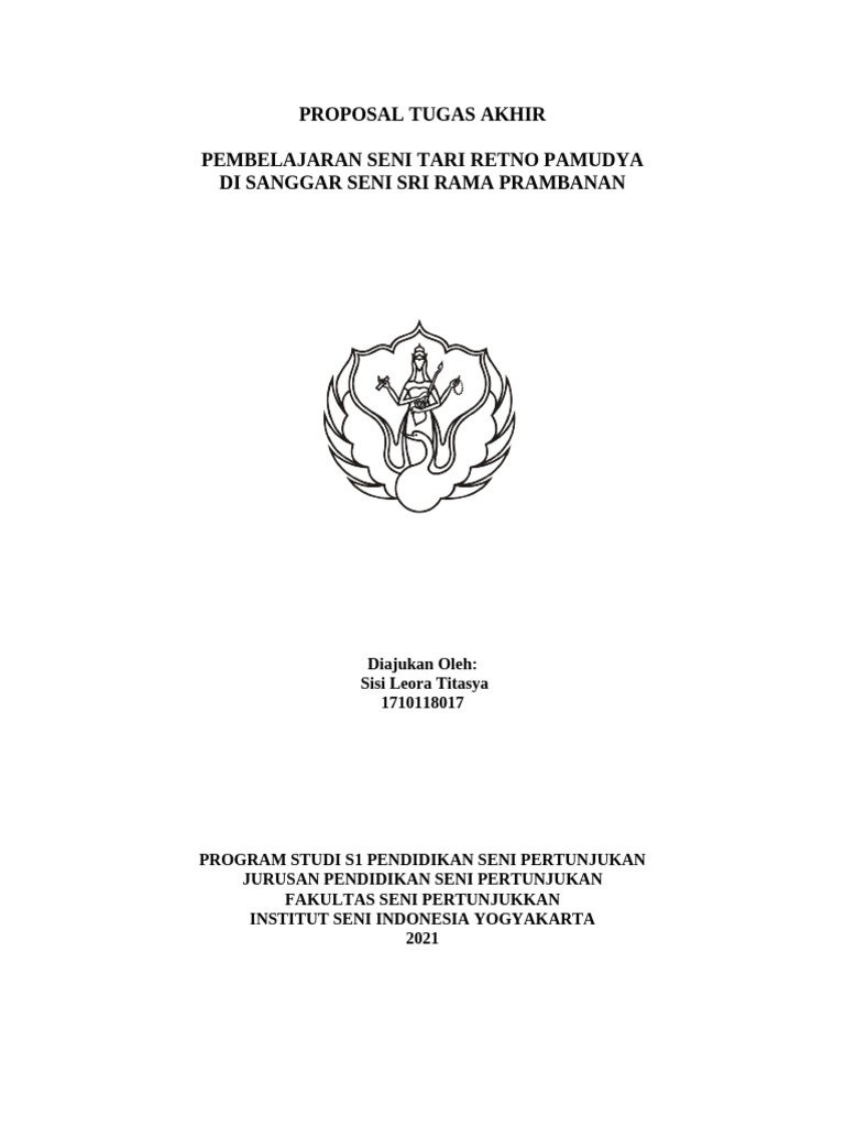 Proposal Tugas Akhir Sisi | PDF