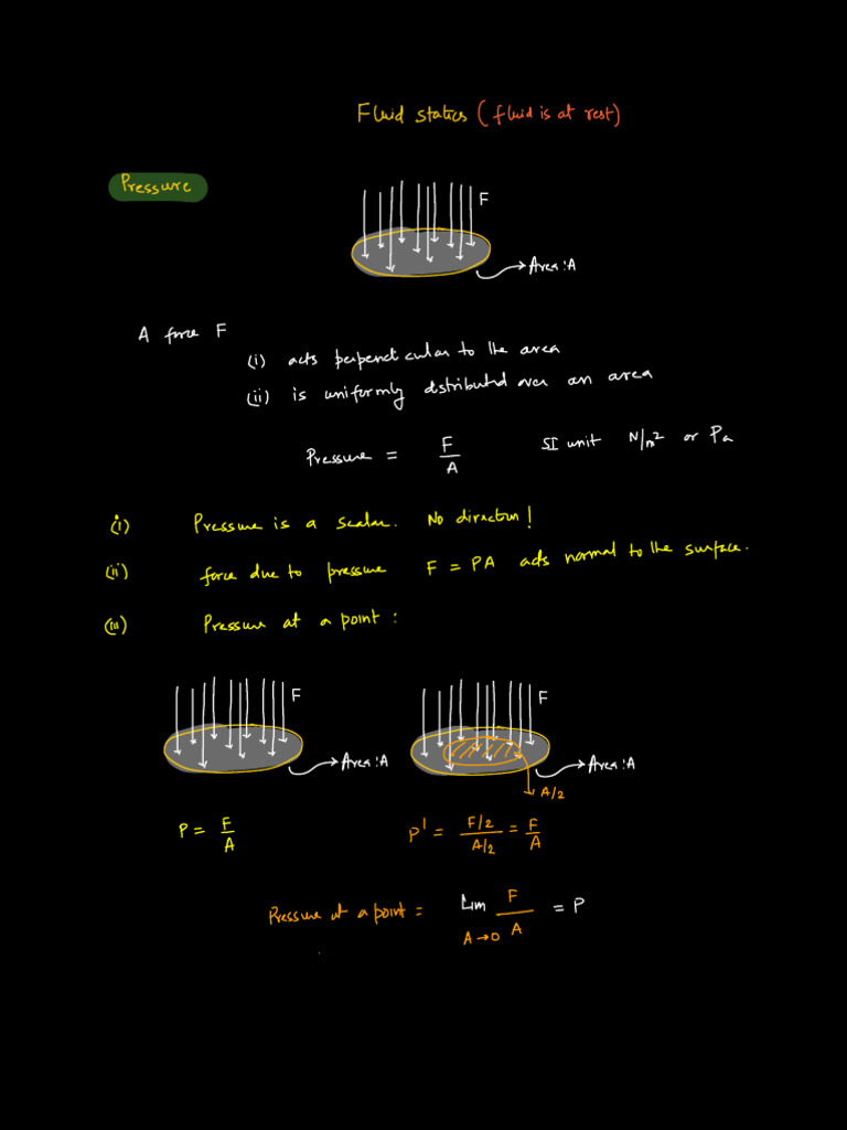 Fluids Mechanics 01 | PDF | Pressure | Physical Quantities