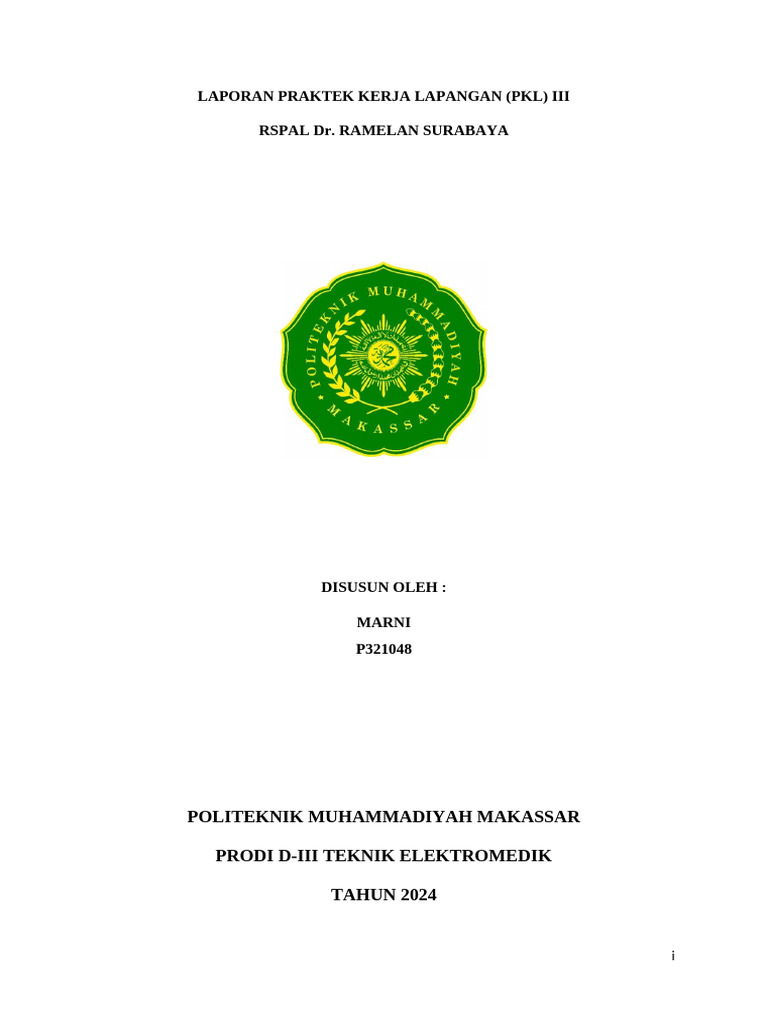 Laporan PKL 3 Marni | PDF