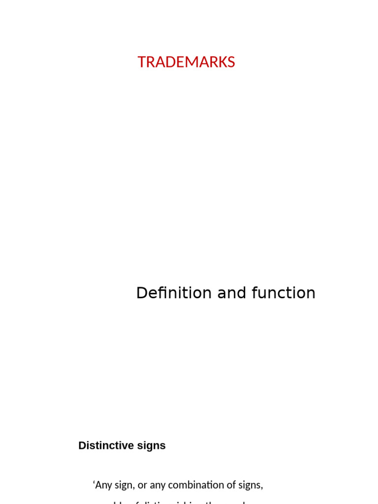 5. Trademarks | PDF | Trademark | Trademark Distinctiveness